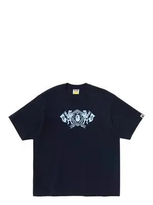 A BATHING APE Logo-print T-shirt Blue
