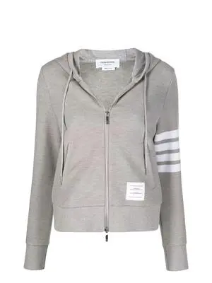THOM BROWNE Signature 4-Bar Stripe Hoodie