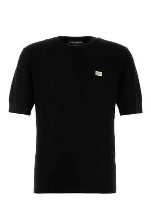 Dolce & Gabbana Logo-plaque T-shirt - Black