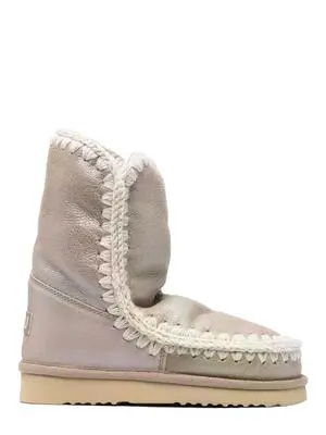 Mou 24 Metallic Boots - Neutrals