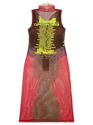 DIESEL® D-agnec Midi Dress - Brown