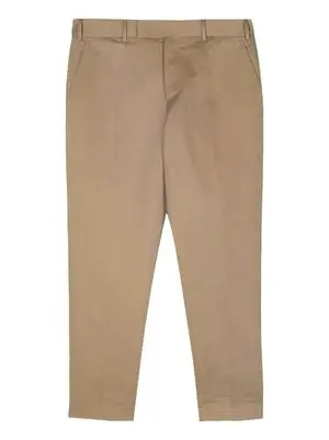 PT TORINO Rebel Cropped Trousers - Brown