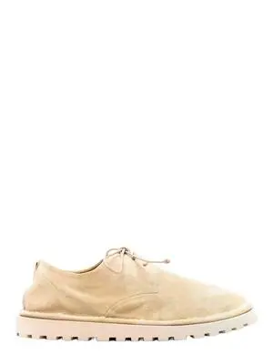 Marsèll Sancrispa Alta Suede Derby Shoes - Neutrals
