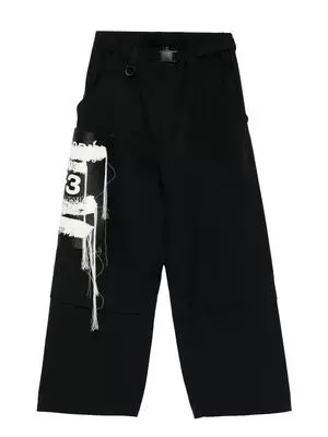 Y3 Sport Uniform Patch Trousers - Black