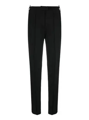 NENSI DOJAKA Cut-out Detailing Slim-fit Trousers - Black