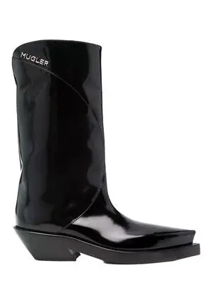 MUGLER 55mm Santiag Boots - Black