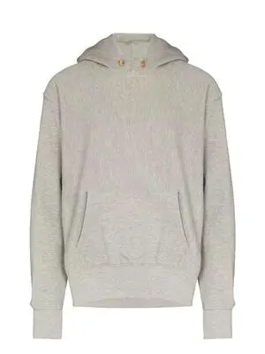LES TIEN Long-sleeved Cotton Hoodie - Grey