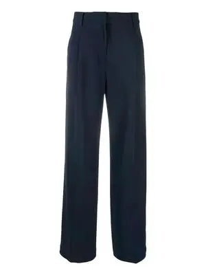 Michael Kors Wide-leg Tailored Trousers - Blue