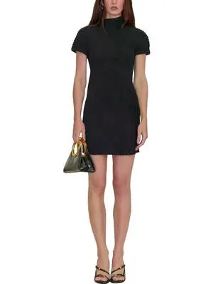 Cult Gaia Luka Mini Dress Black