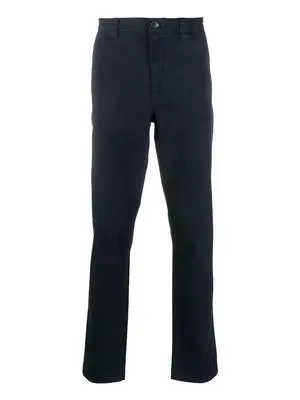 Woolrich Cotton Straight-leg Trousers - Blue