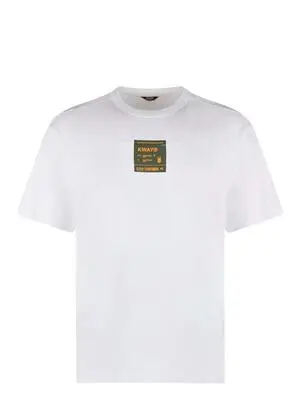 K-WAY Fantome Cotton T-shirt - White