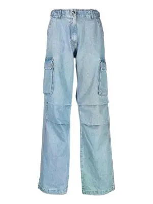 Coperni Denim Cargo Trousers - Blue