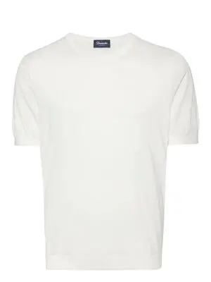 DRUMOHR Fine-knit T-shirt - White