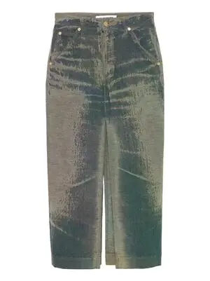 DARKPARK Erika Maxi Skirt - Blue