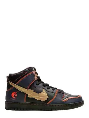 Nike X Gundam Sb Dunk High Pro Qs "banshee" Sneakers - Blue