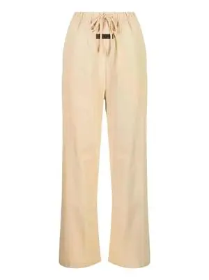Fear Of God Logo-patch Trousers - Brown
