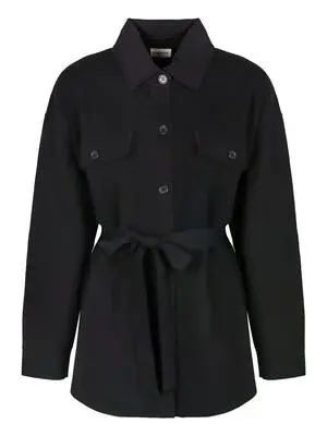 P.a.r.o.s.h Belted Shirt - Blue
