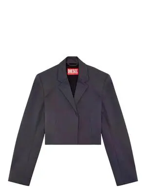 DIESEL® G-milla Cropped Blazer - Grey