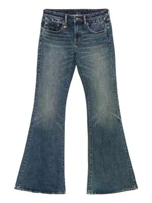R13 Flare Leg Jeans - Blue