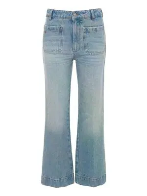 Victoria Beckham Alina Bootcut Jeans - Blue