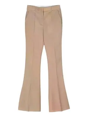 Sportmax High-waist Flared Trousers - Neutrals