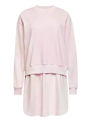 JW Anderson Layered Sweatshirt Dress - Pink