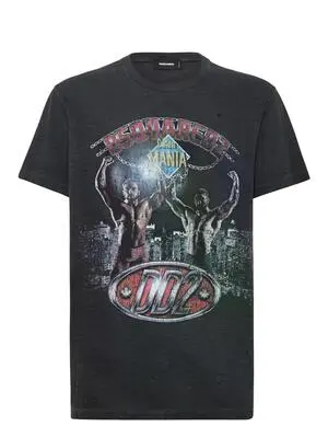 Dsquared2 Graphic-print T-shirt Black