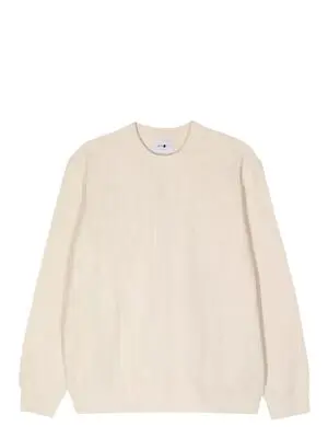 Nn07 Danny Ribbed Jumper - Neutrals