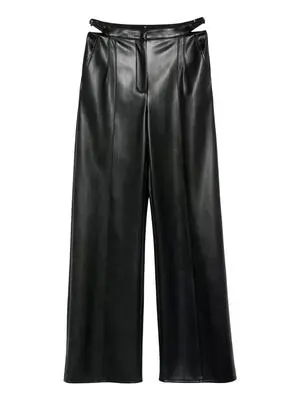 Patrizia Pepe Straight-leg Trousers - Black