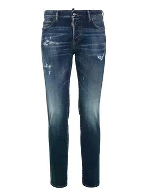 Dsquared2 Distressed Skinny Jeans - Blue