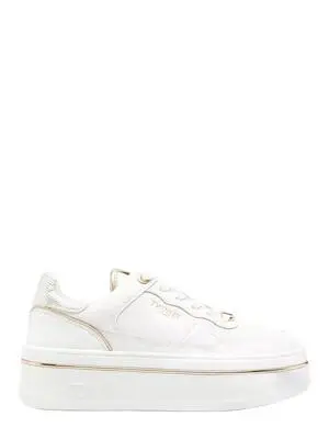 TWINSET Logo-plaque Flatform Sneakers - White
