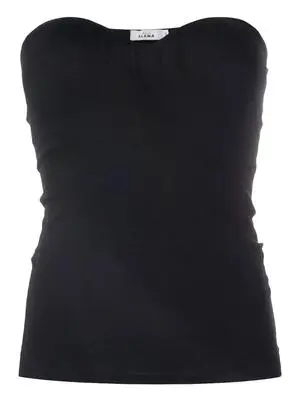 AMIR SLAMA Strapless Tube Top - Black