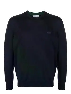 Lacoste Logo Embroidered Jumper - Blue