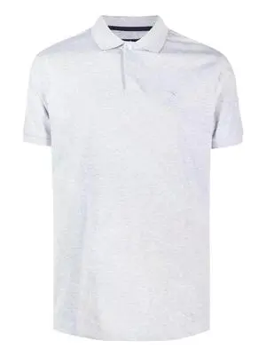 HACKETT Logo-embroidered Cotton Polo Shirt - Grey