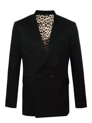 ERALDO Double-breasted Blazer - Black