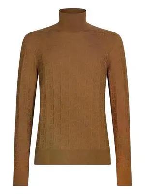 Dolce & Gabbana Logo-embroidered Knitted Top - Brown