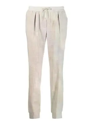 Lorena Antoniazzi Virgin Wool-blend Track Pants - Neutrals