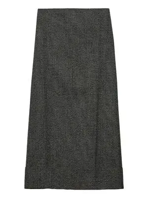 Prada A-line Maxi Skirt - Grey