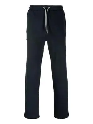 Corneliani Drawstring Cotton Track Pants - Blue