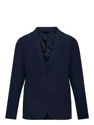 Giorgio Armani Knitted Blazer - Blue