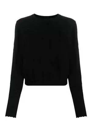 Pinko Crew-neck Cashmere Jumper - Black