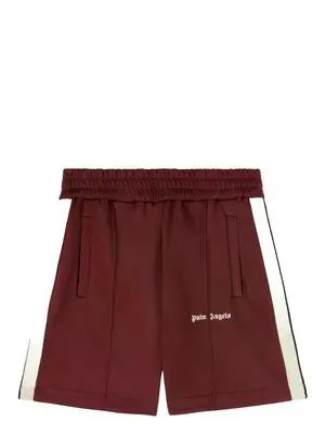 Palm Angels Logo Track Shorts - Red