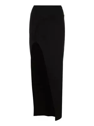 Rick Owens Panelled Midi Skirt - Black