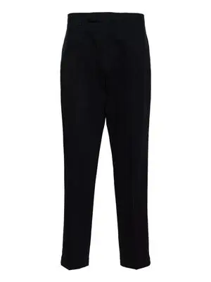 DELL'OGLIO Mid-rise Twill Chinos - Blue
