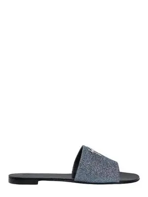 GIUSEPPE ZANOTTI Shirley Glitter Sandals - Grey