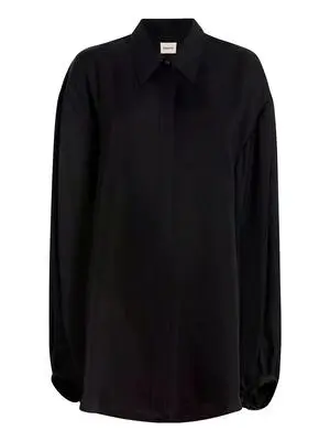 Khaite The Bam Shirt - Black