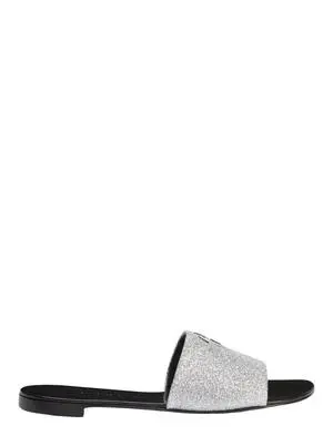 GIUSEPPE ZANOTTI Shirley Glitter Sandals - Silver