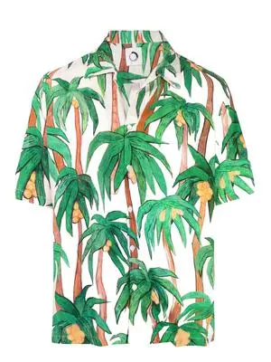 ENDLESS JOY Palm Tree-print Shirt - Multicolour