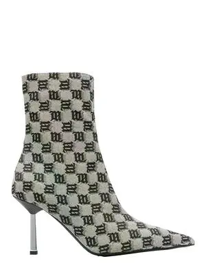 MISBHV Sasha Heeled Ankle Boots Neutrals
