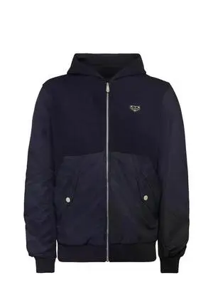 Philipp Plein Iconic Zip-up Hoodie - Blue